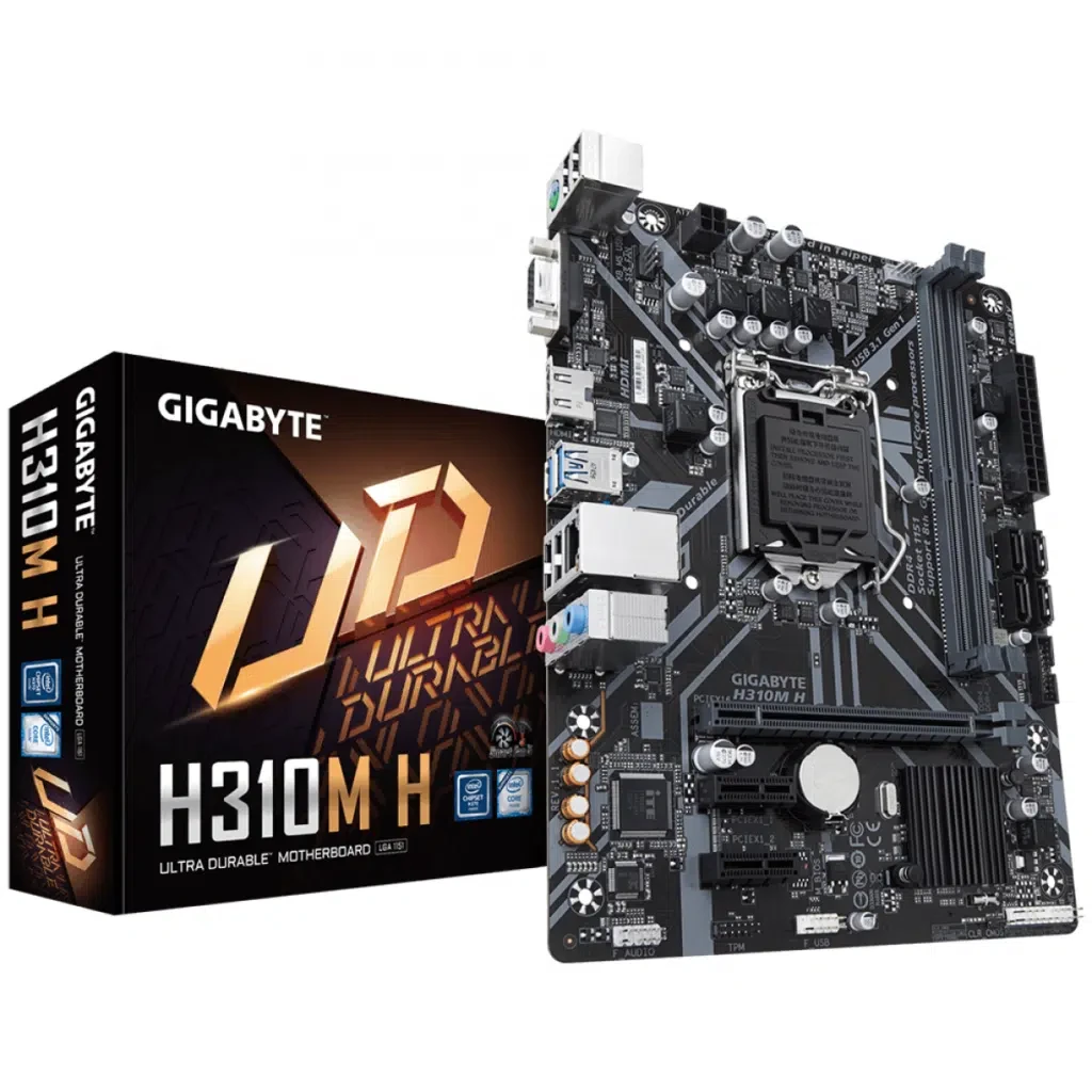 GIGABYTE H310M H MICROATX 8TH AND 9TH GENERATION MOTHERBOARD - White Angel