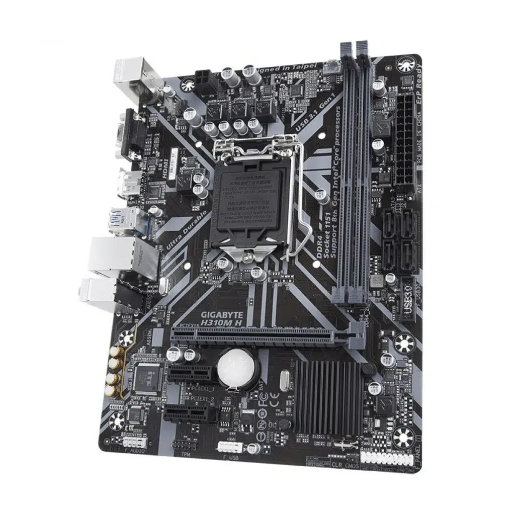 GIGABYTE H310M H MICROATX 8TH AND 9TH GENERATION MOTHERBOARD - White Angel